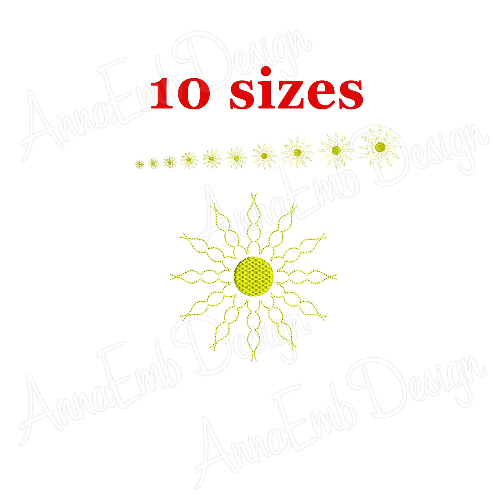 Sun Embroidery Design. Sunshine Design. Sun Mini Embroidery. Sun ...