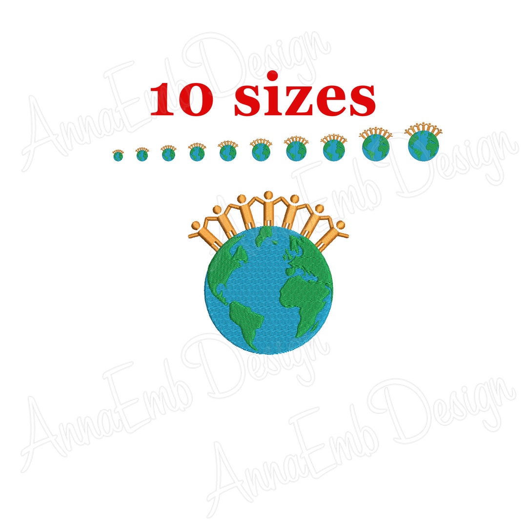 Earth Embroidery Design. Earth Silhouette. Earth Mini. Earth Design ...
