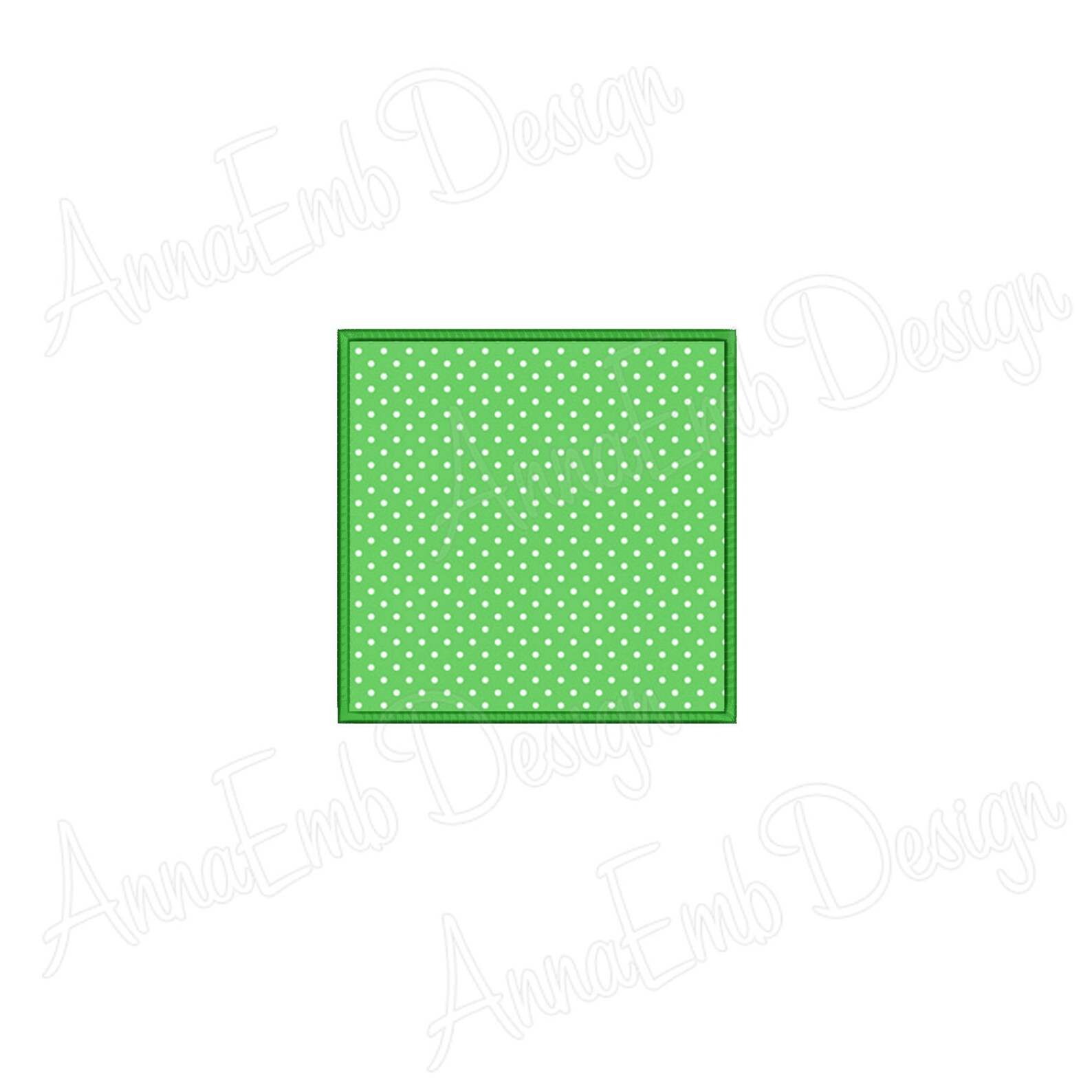 Square Applique Embroidery Design. Square Monogram Applique. Square ...