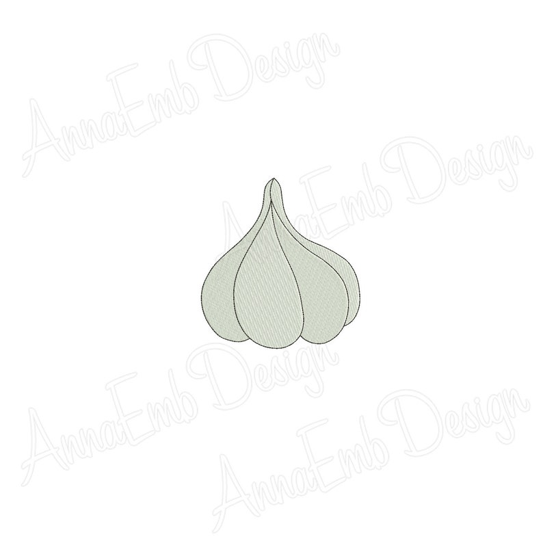 Garlic Embroidery Design. Garlic Fill Design. Machine Embroidery Design ...
