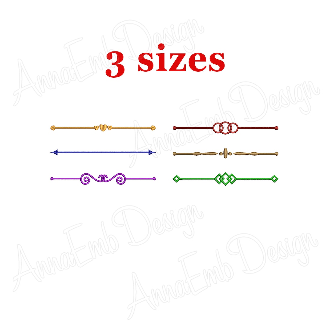 Border Embroidery Design. Machine Embroidery. Decor Borders. Line ...