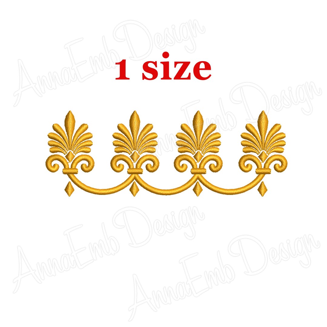 Border Embroidery Design. Machine Embroidery. Decor Borders. Frame ...
