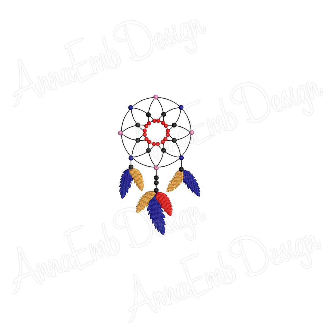 Dream Catcher Embroidery Design. Dream Catcher Silhouette. - Etsy