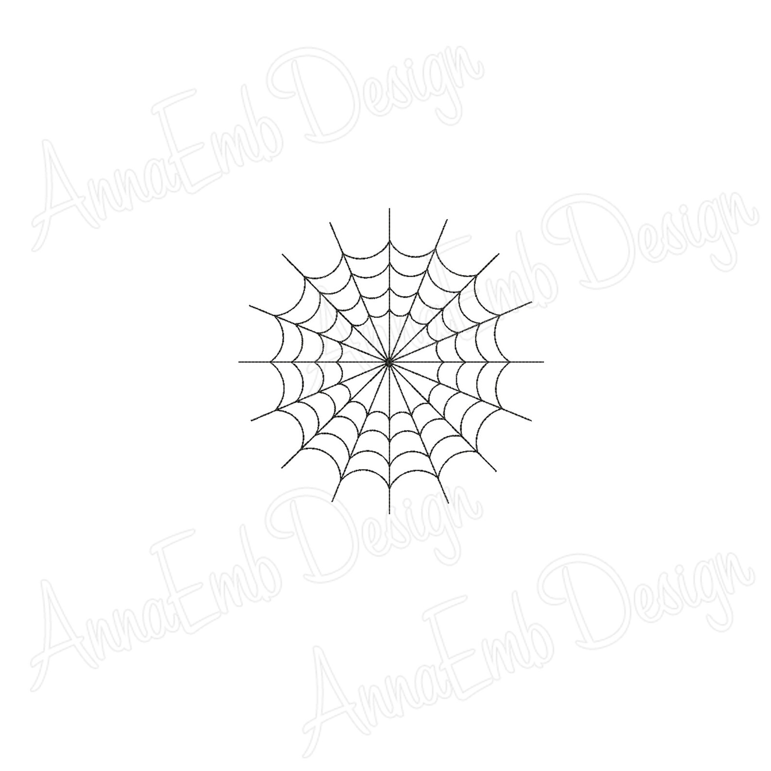 Spider Web Embroidery Design. Spider Web Design. Halloween - Etsy