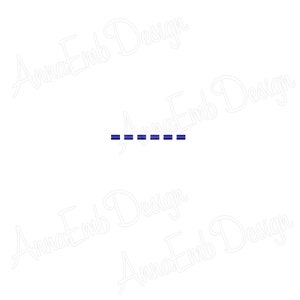 Dash Line Embroidery Design. Mini Dash Line Embroidery. Machine ...