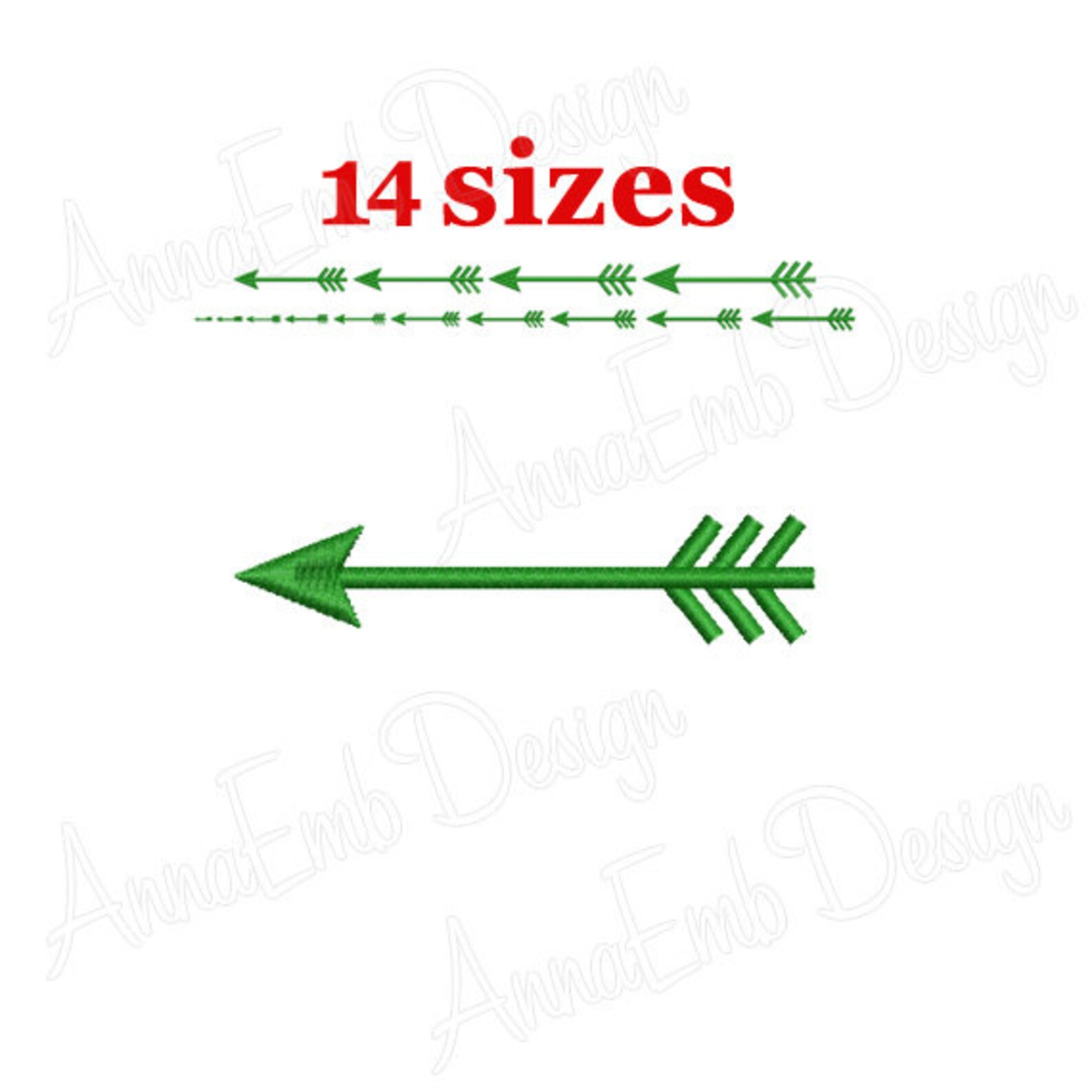 Arrow Embroidery Design. Arrow Mini. Arrow Pattern. Machine - Etsy