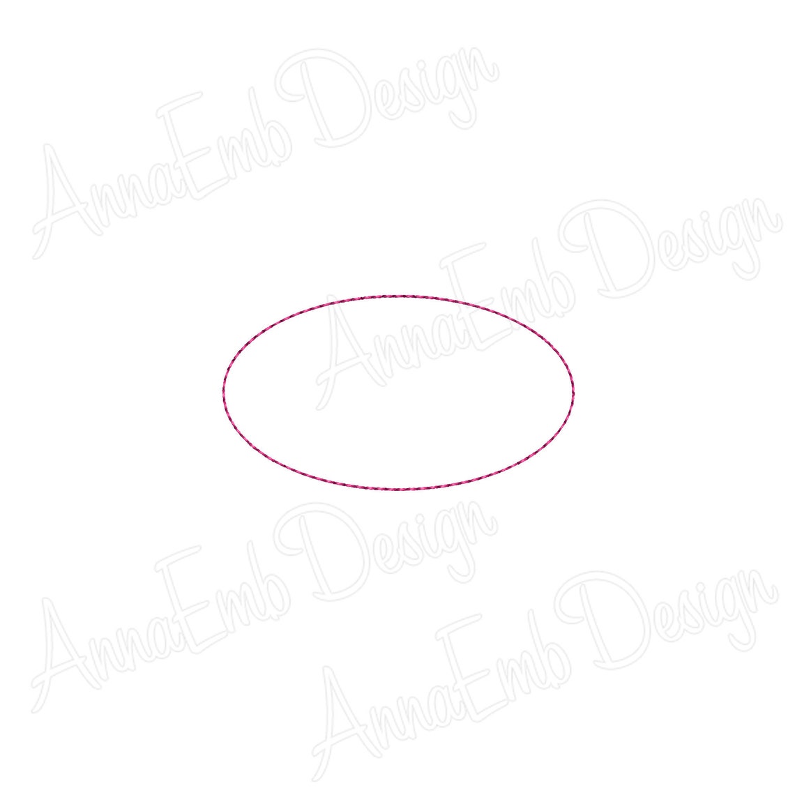 Oval Embroidery Design. Machine Embroidery Design. Mini Oval Embroidery ...
