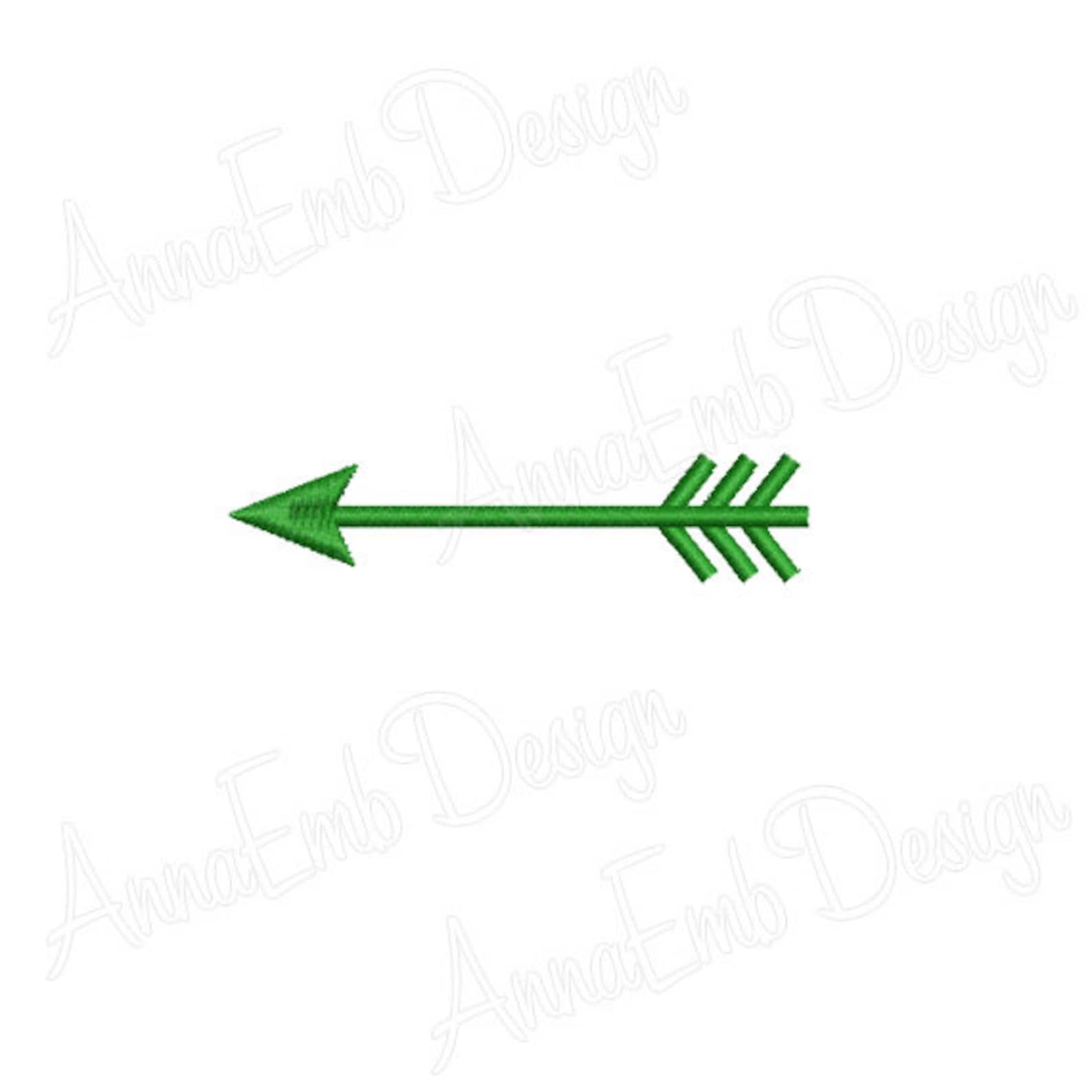 Arrow Embroidery Design. Arrow Mini. Arrow Pattern. Machine - Etsy