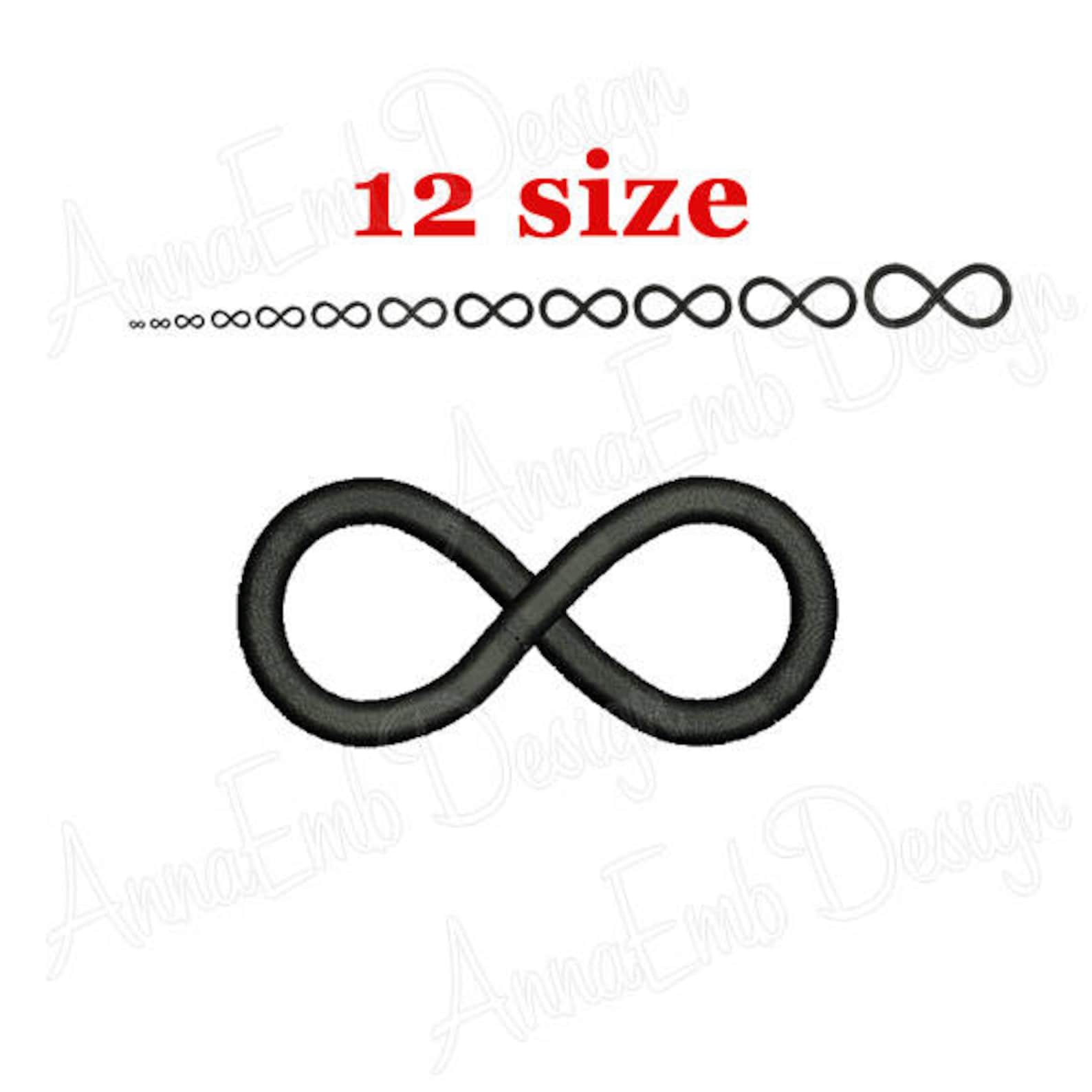 Infinity Symbol Embroidery Design. Infinity Mini Embroidery. - Etsy