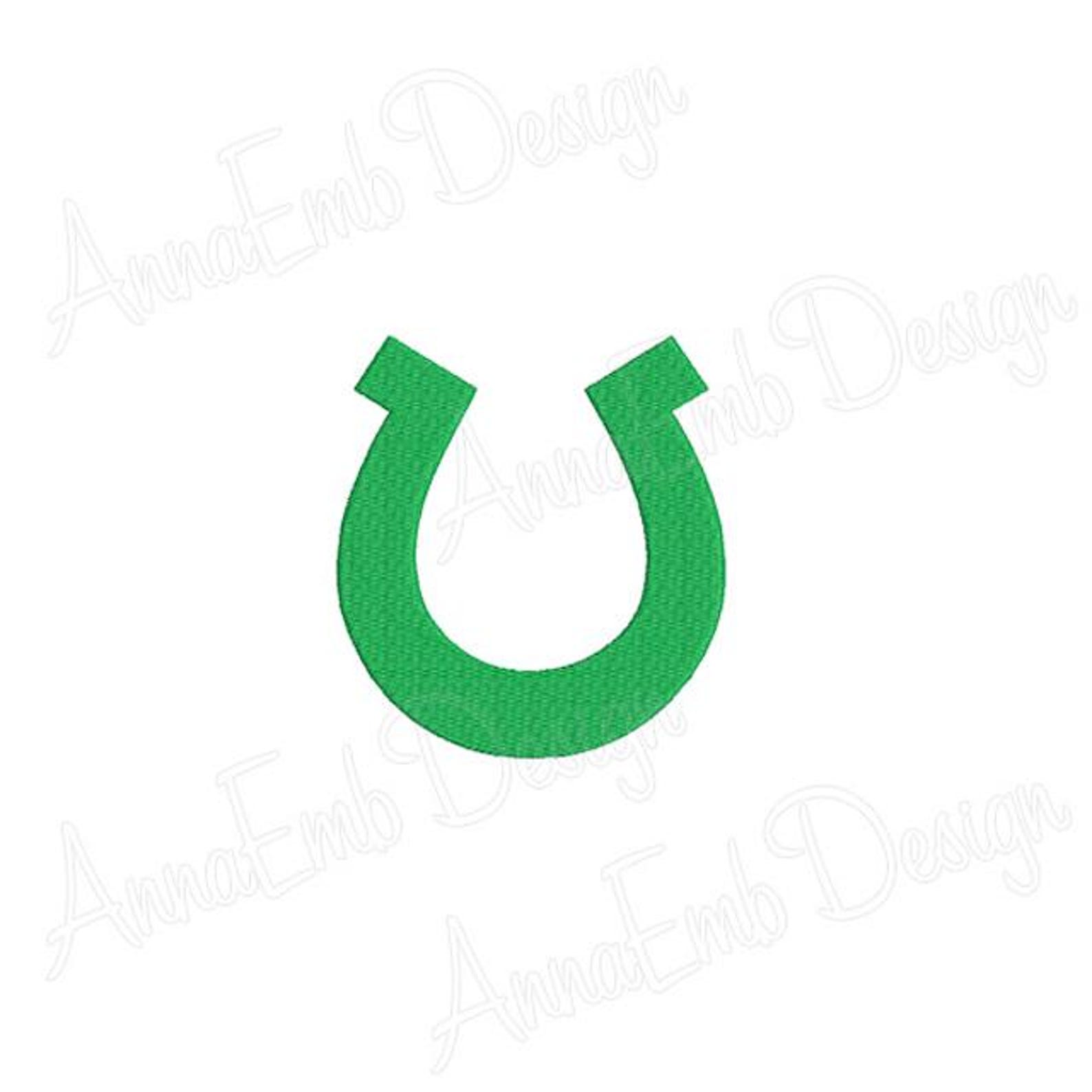 Horseshoe Embroidery Design, St Patricks Day Silhouette (instant ...