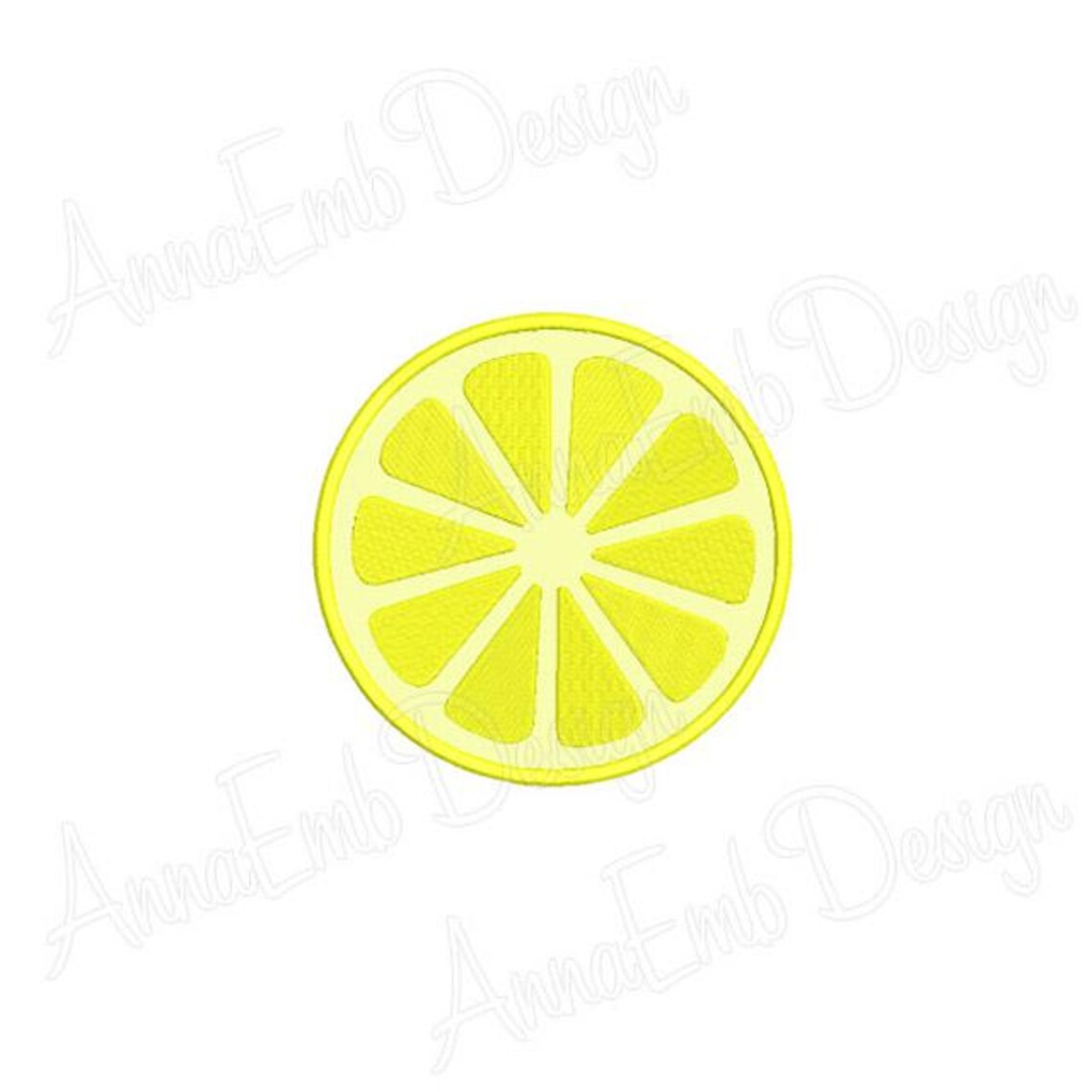 Lemon Applique Embroidery Design. Lemon Mini. Lemon Embroidery. Machine ...