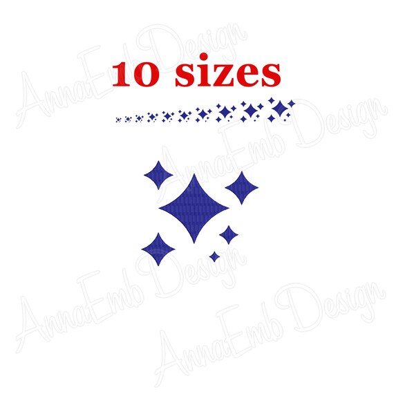 Star Embroidery Design. Star Machine Embroidery. Star Fill - Etsy