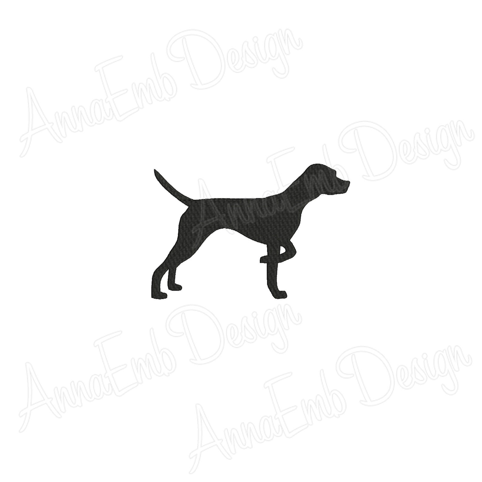 Pointer Embroidery Design. Machine Embroidery Design. Pointer - Etsy