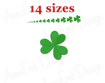 Clover Embroidery Design. St.patrick's Clover Embroidery Design. Mini ...
