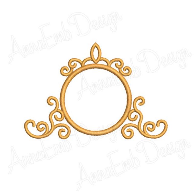 Monogram Border Applique Embroidery Design. Frame Border Embroidery ...