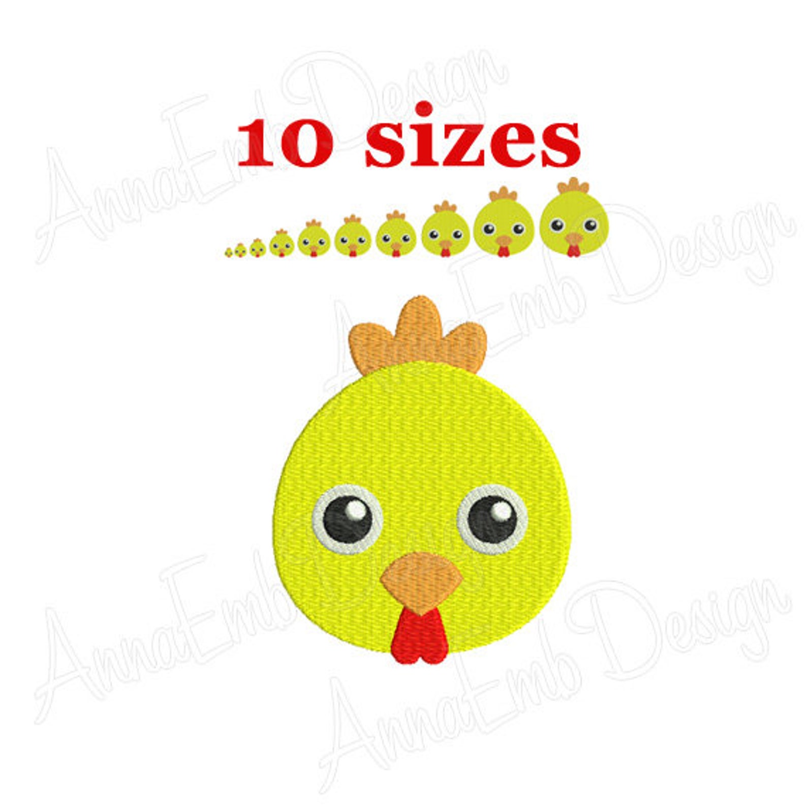 Chick Embroidery Design. Chick Silhouette. Mini Chick. Chick - Etsy