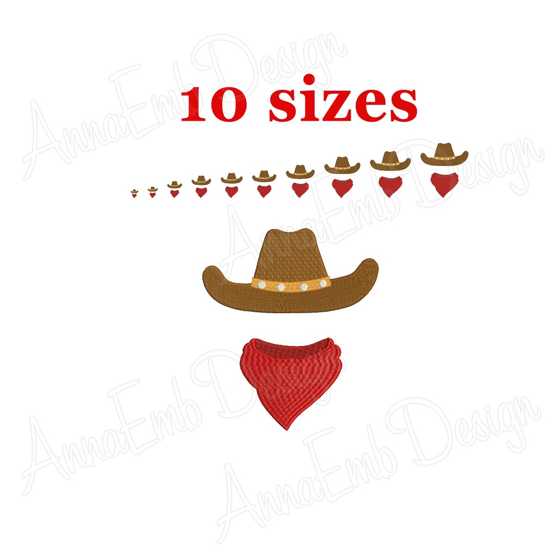 Cowboy Embroidery Design. Machine Embroidery Design Mini Cowboy. Cowboy ...