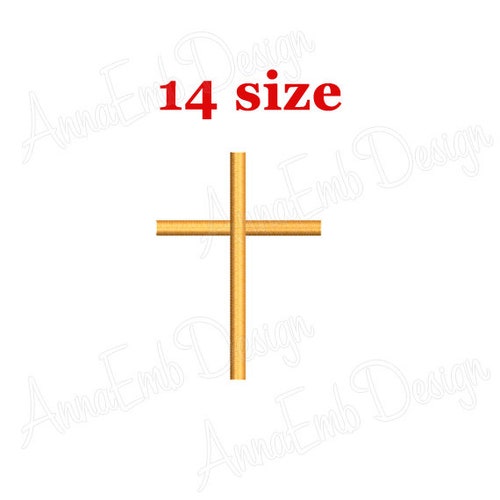 Mini Christian Cross Machine Embroidery Design-3 - Etsy