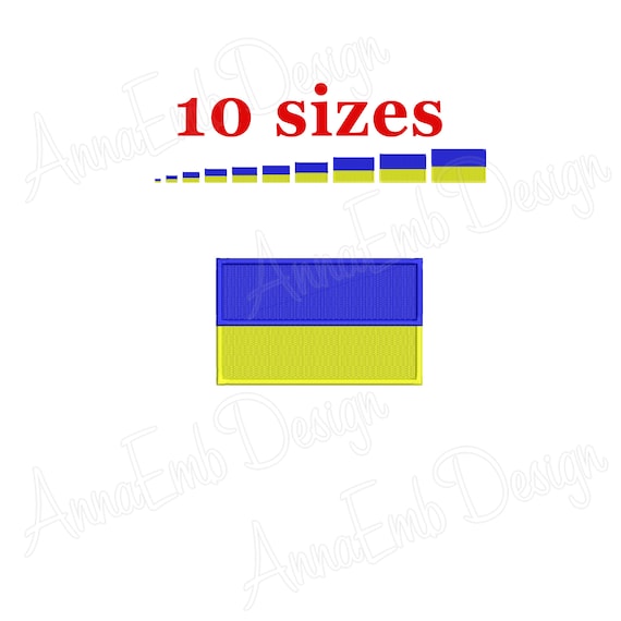 Ukraine Flag Embroidery Design. Ukraine Country. Machine - Etsy