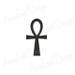 Ankh Symbol Embroidery Design. Mini Ankh. Egyptian Ankh Silhouette ...