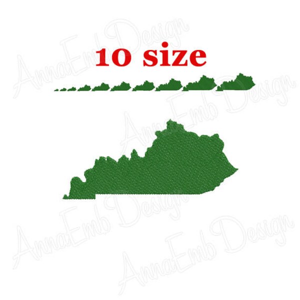 Kentucky Silhouette - Etsy