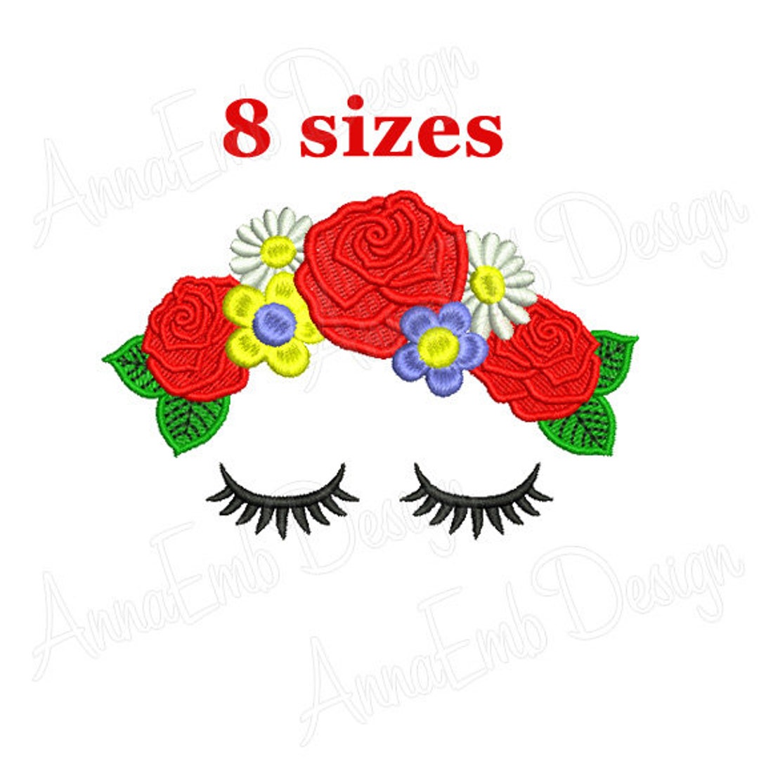 Doll Face Embroidery Design. Machine Embroidery Design. Princess Head ...