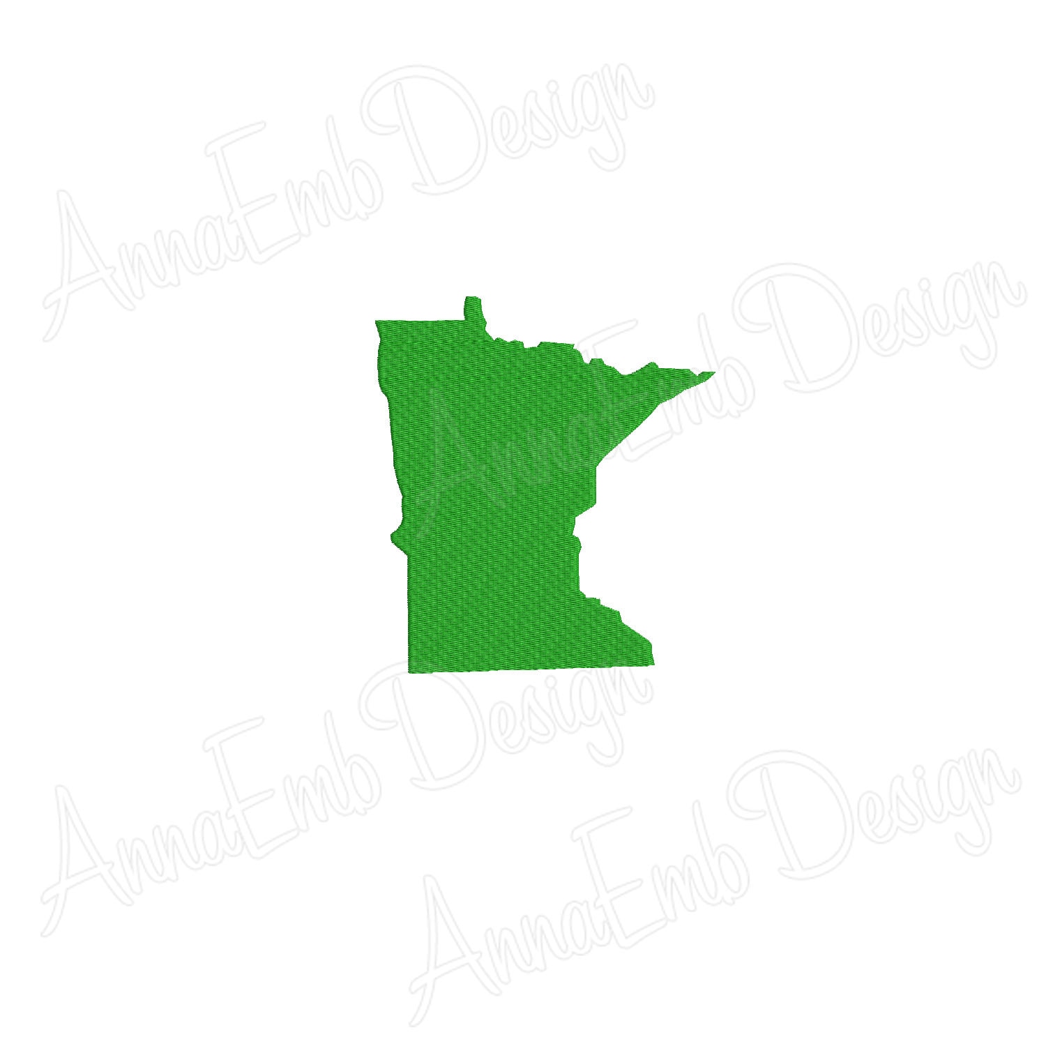 Minnesota Embroidery Design. Minnesota State Design. Machine Embroidery ...