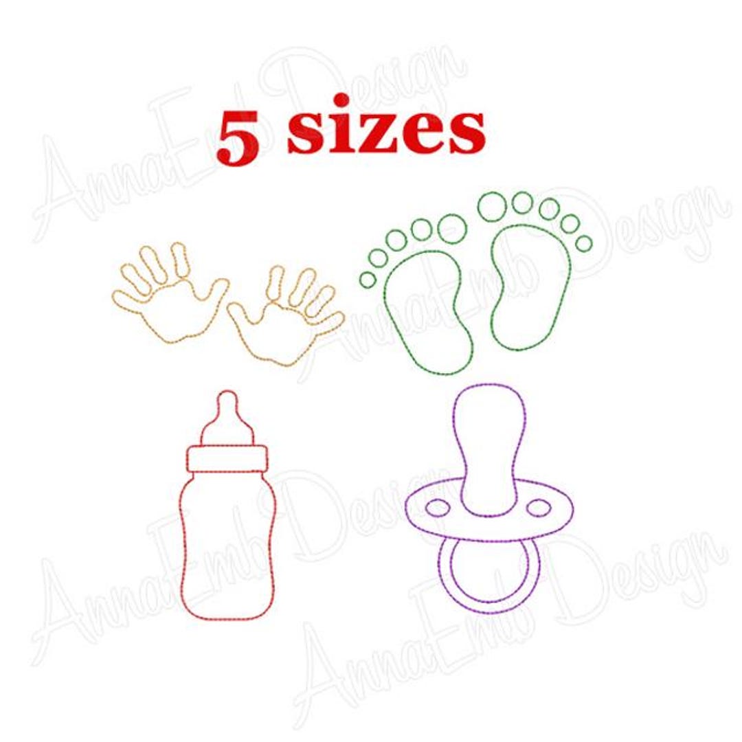 Baby Embroidery Design. Baby Mini Embroidery. Machine Embroidery Design ...