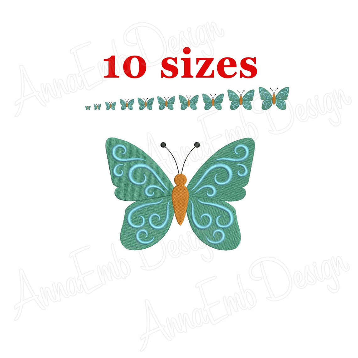 Butterfly Embroidery Design. Mini Butterfly Design. Butterfly | Etsy
