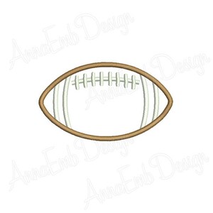 Football Applique Embroidery Design. Machine Embroidery Design. Mini ...