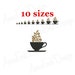 Coffee Cup Embroidery Design. Coffee Cup Mini Embroidery Design ...