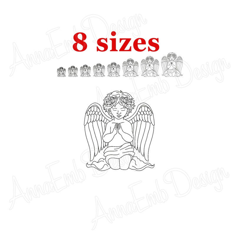 Angel Embroidery Design. Mini Angel. Christmas Designs. Mini - Etsy