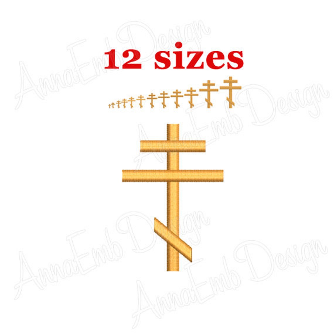 Cross Embroidery Design. Easter Cross Embroidery Design. - Etsy