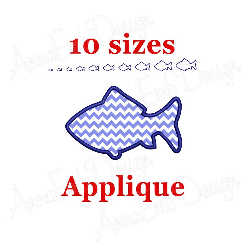 Fish Appliques - Etsy