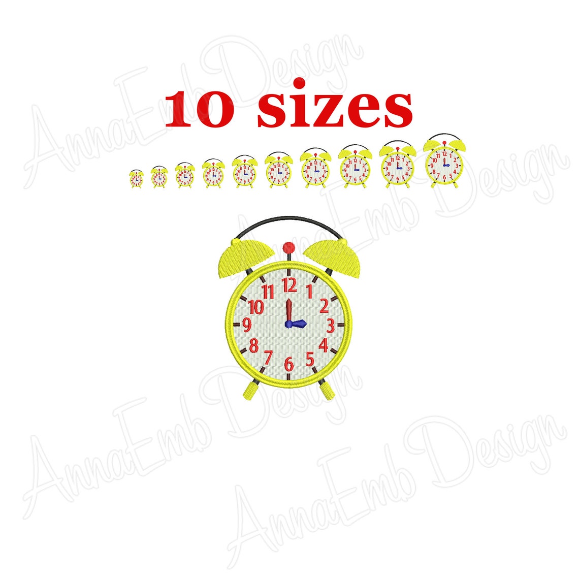 Clock Embroidery Design. Clock Face Embroidery Design. Machine | Etsy