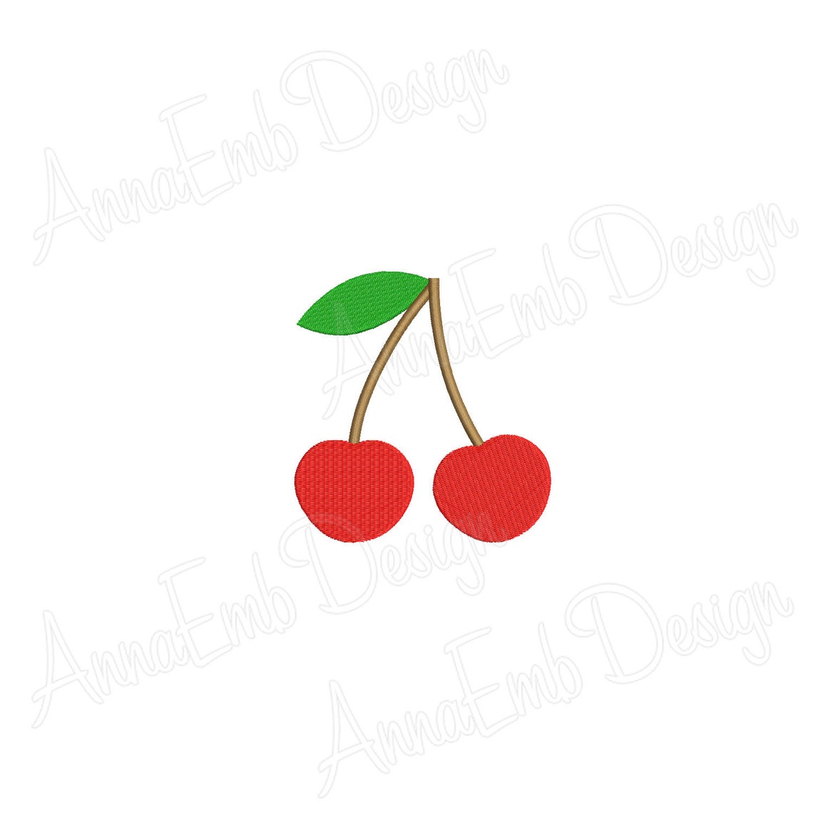 Cherry Embroidery Design. Cherry Mini. Machine Embroidery Design ...