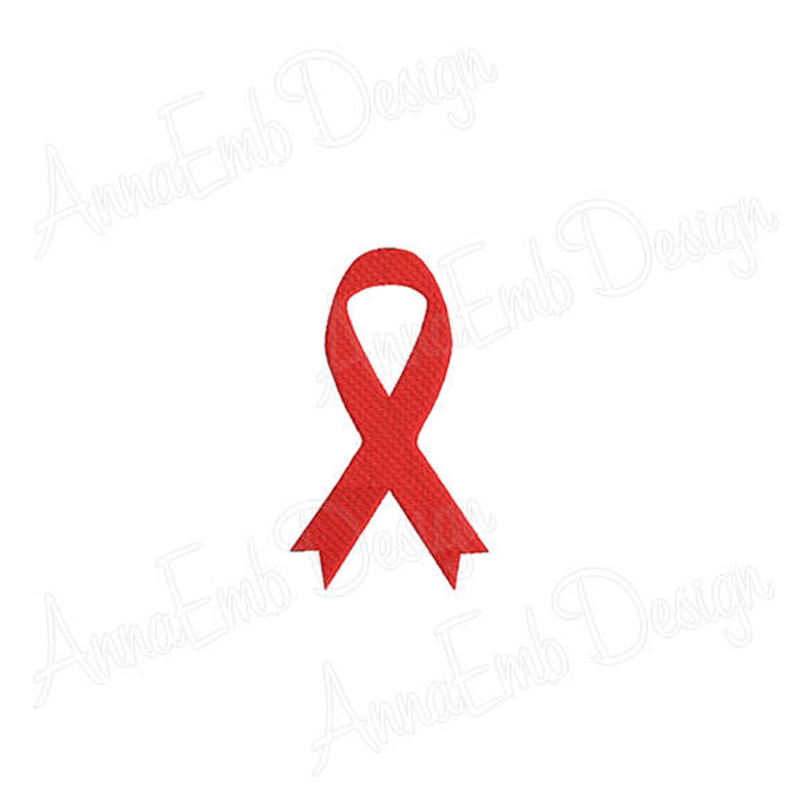 Cancer Awareness Ribbon Embroidery Design. Cancer Ribbon - Etsy