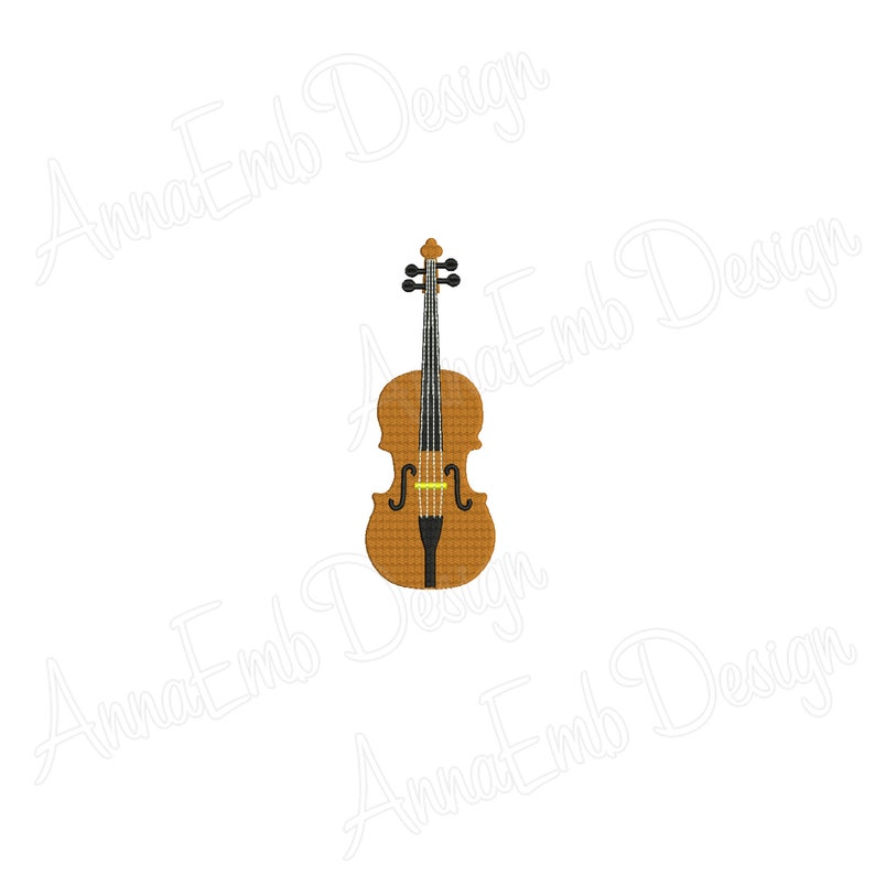 Violin Embroidery Design. Violin Silhouette. Machine - Etsy