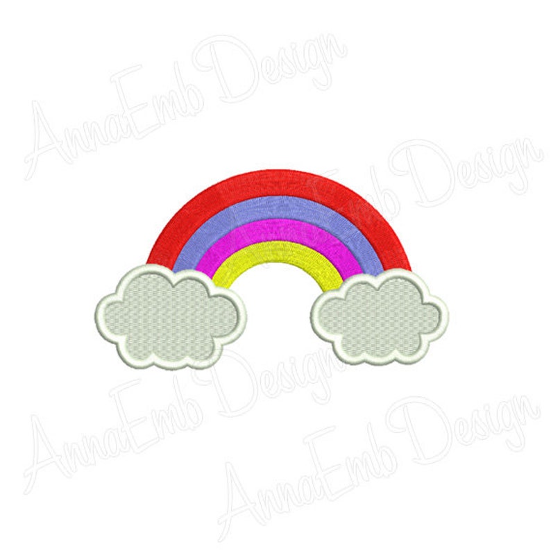 Rainbow Embroidery Design. Machine Embroidery Design. Rainbow - Etsy UK