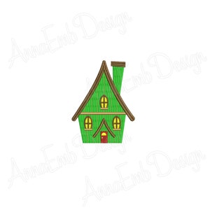 House Embroidery Design. House Design. Mini House. Machine Embroidery ...