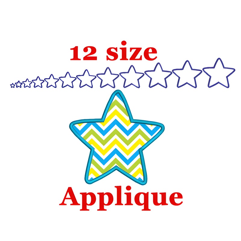 Star Applique - Etsy