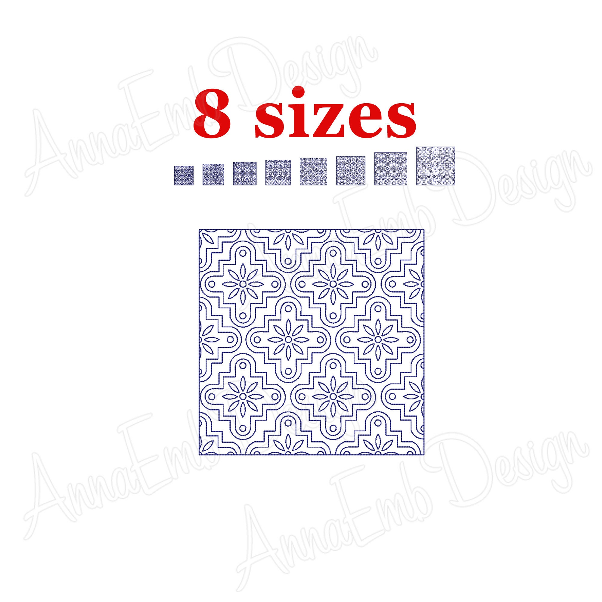 Quilting Embroidery Design. Quilt Block Embroidery Design | Etsy