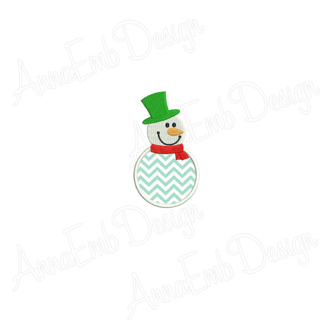 Snowman Applique Embroidery Design. Snowman Ball. Snowman Mini ...