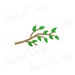Branch Embroidery Design. Leaves Branch. Tree Branch. Plant Embroidery ...