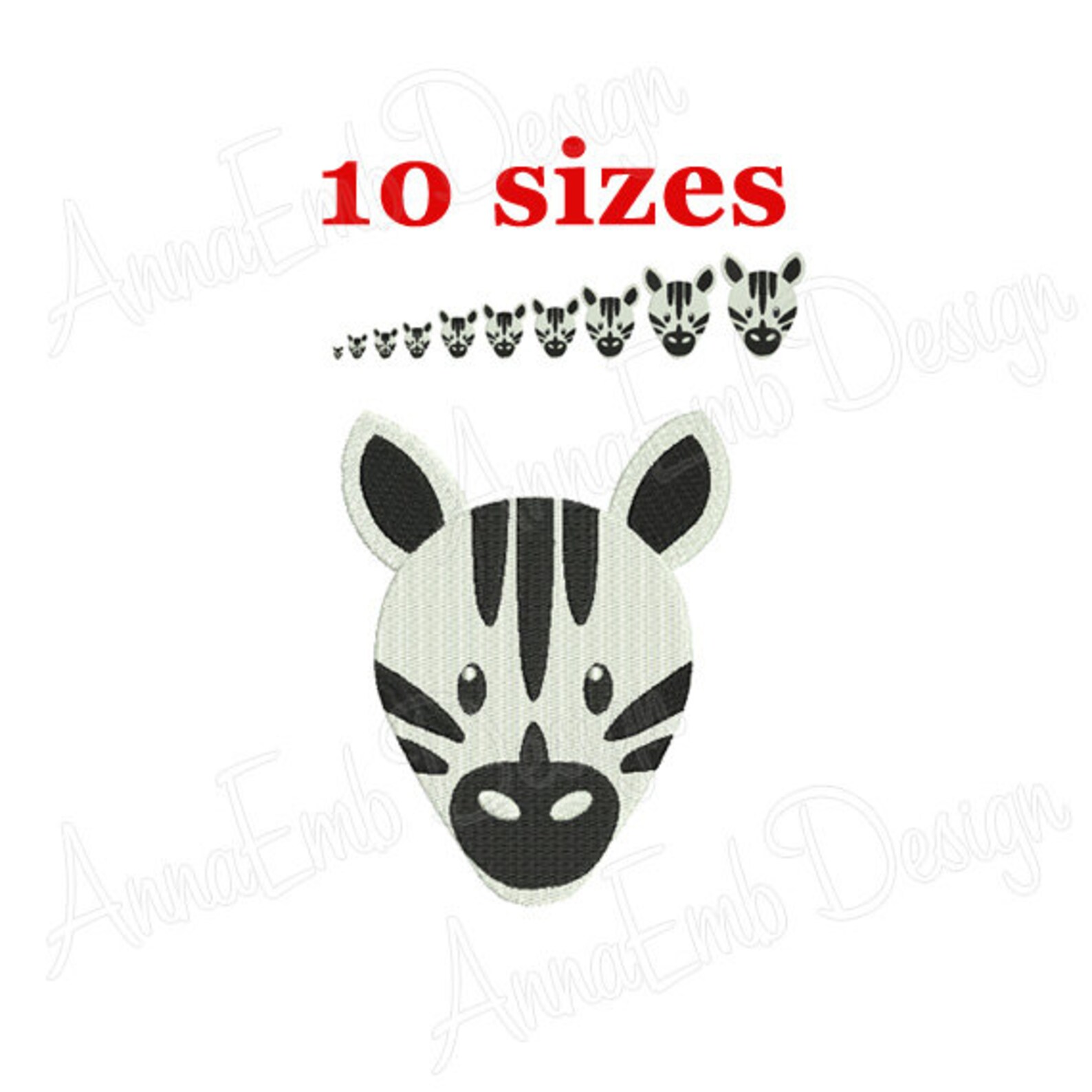 Zebra Embroidery Design. Zebra Design. Mini Zebra. Machine - Etsy