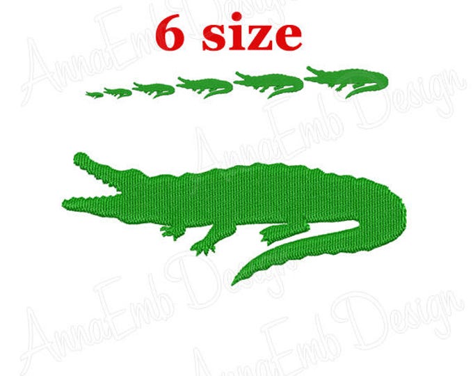 Alligator Applique Machine Embroidery Design Digital Pattern - Etsy