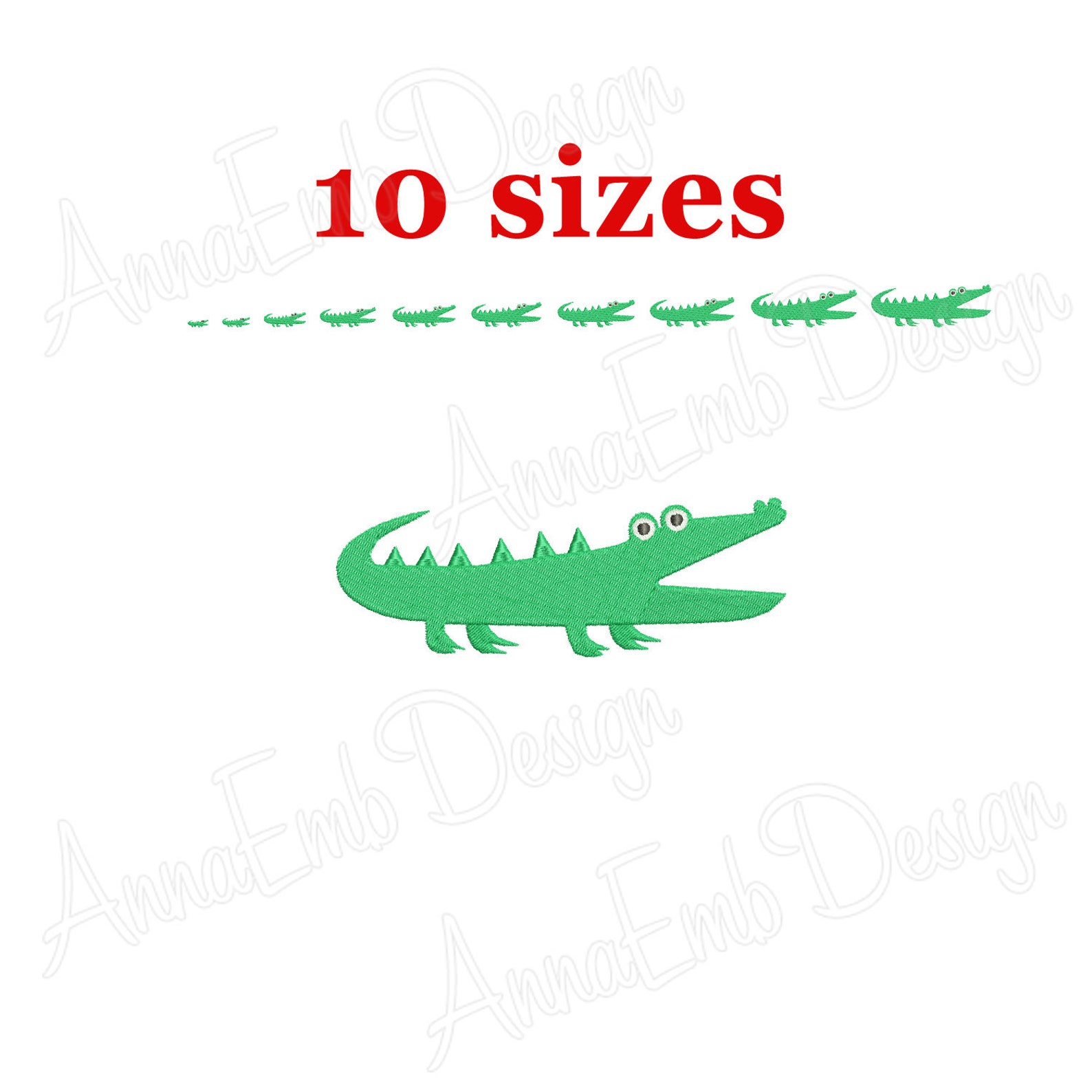 Alligator Embroidery Design. Alligator Silhouette. Alligator | Etsy