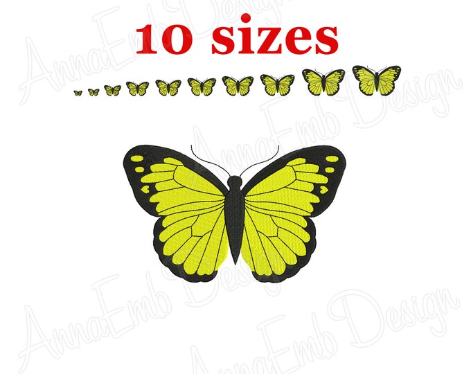 Butterfly Embroidery Design. Mini Butterfly Design. Butterfly - Etsy