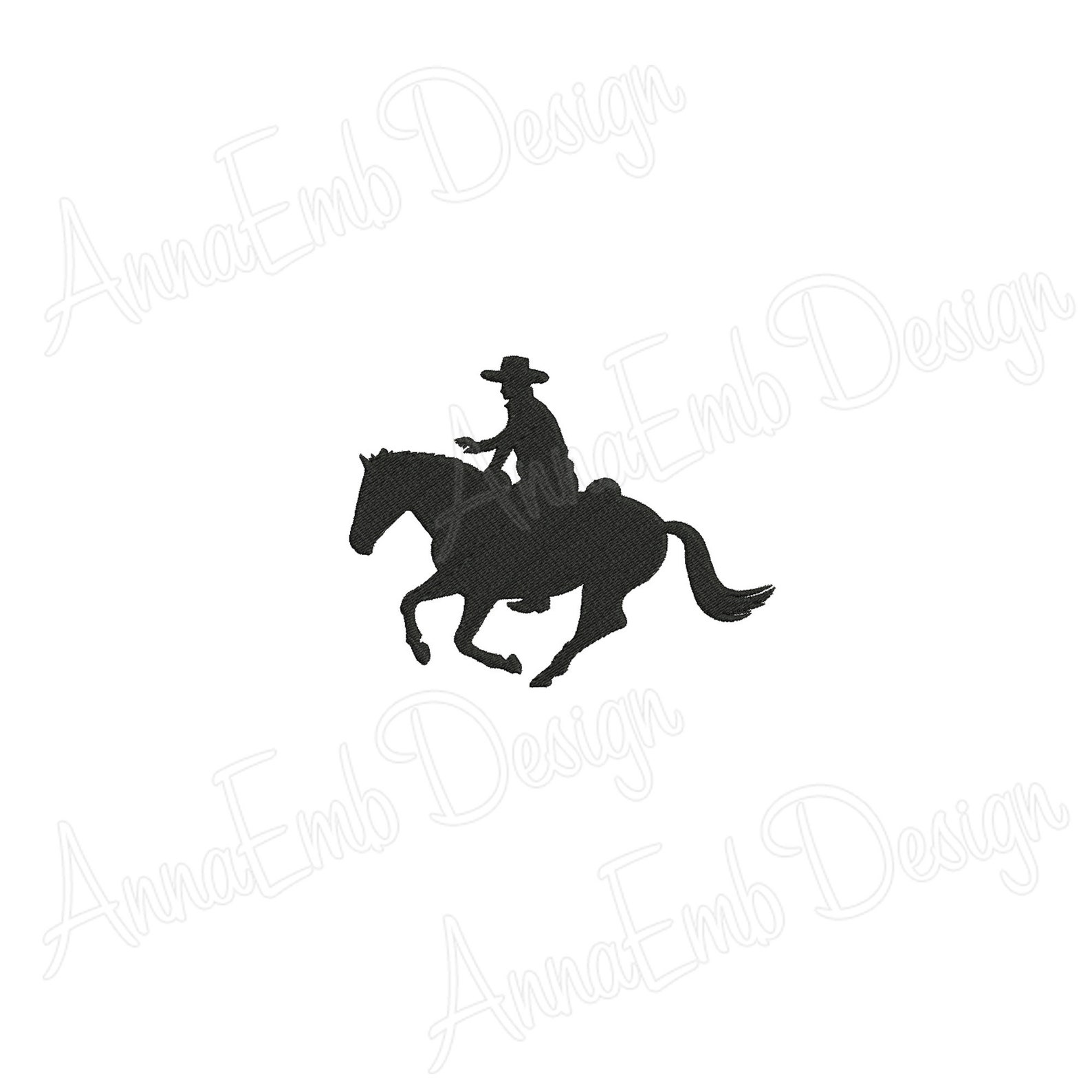 Cowboy Embroidery Design. Machine Embroidery Design. Mini - Etsy