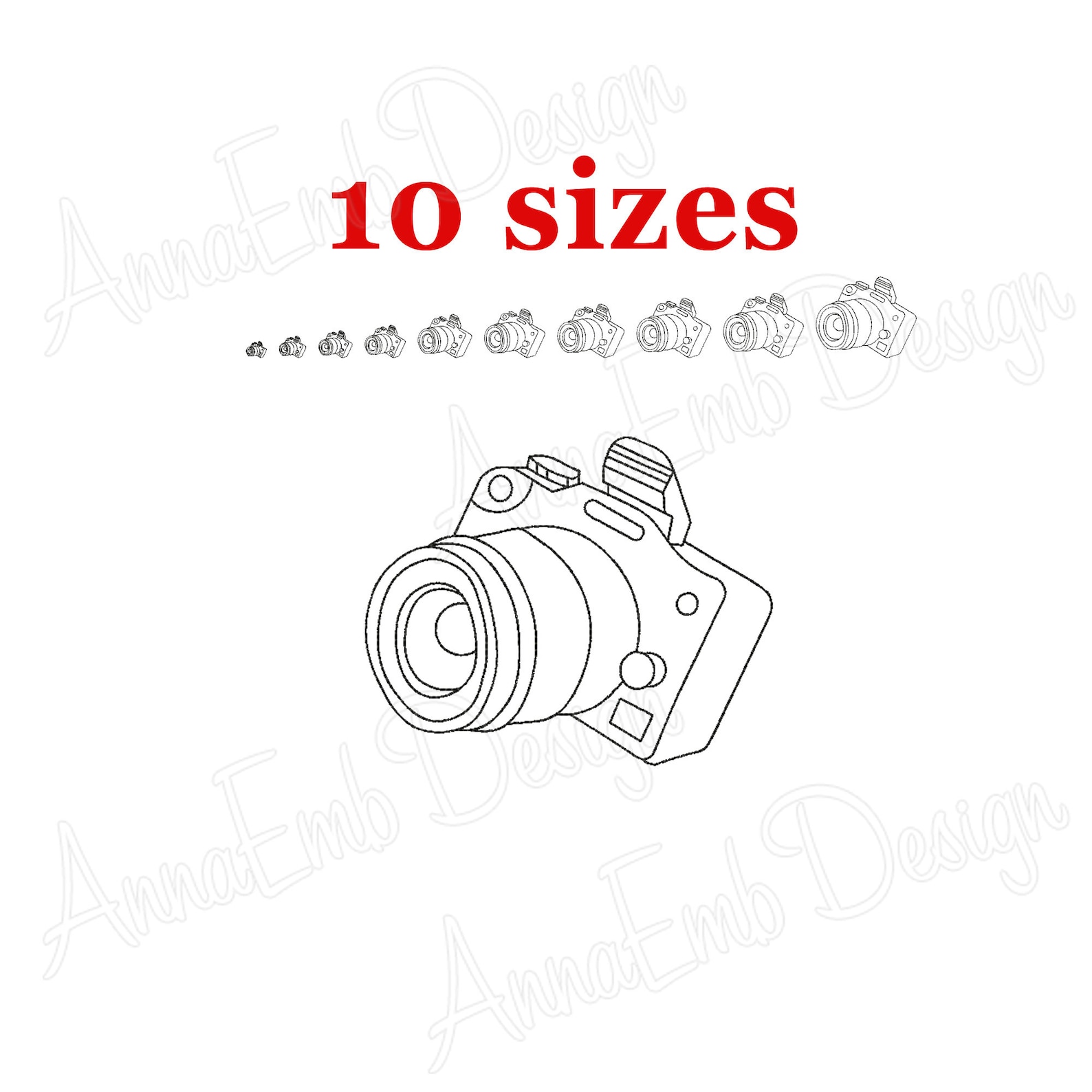 Camera Embroidery Design. Camera Mini. Camera Design. Machine - Etsy